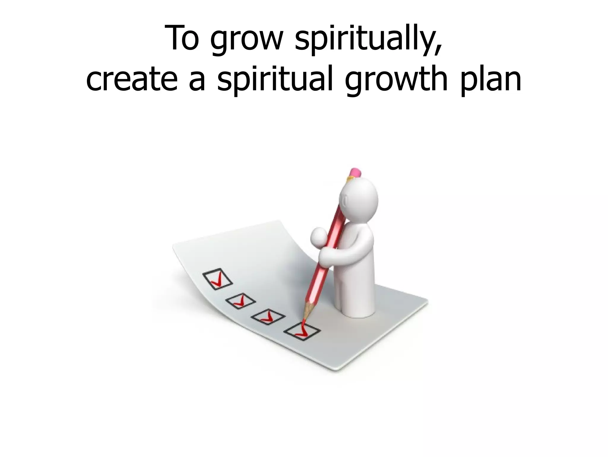 Spiritual Growth Steps | ODP