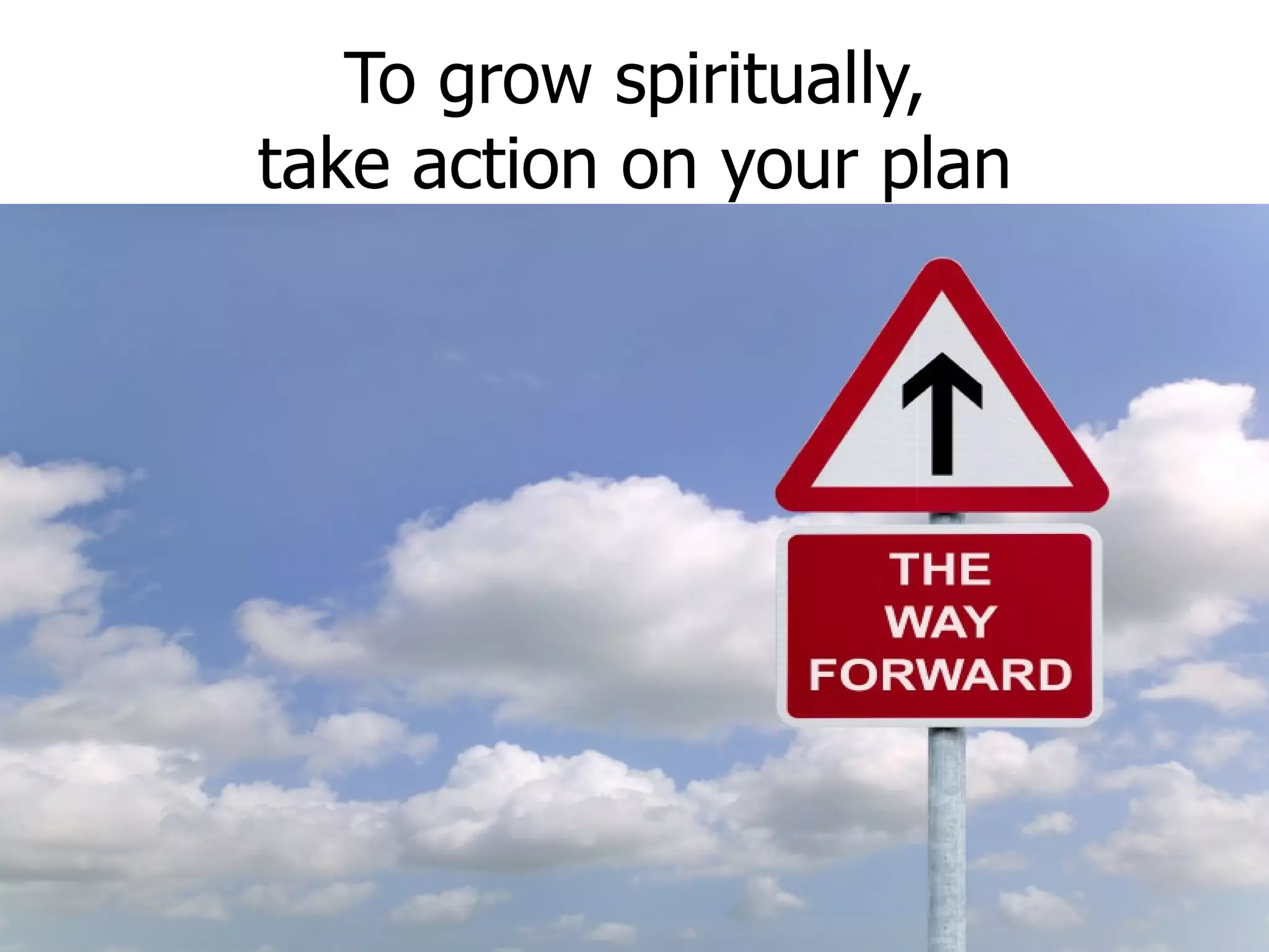 Spiritual Growth Steps | ODP