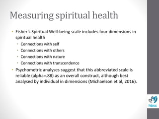 Spiritual health and adolescents with ADHD and Learning Disabliities | PPT