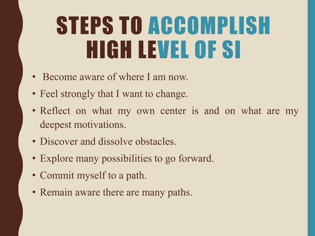 Spiritual intelligence | PPTX