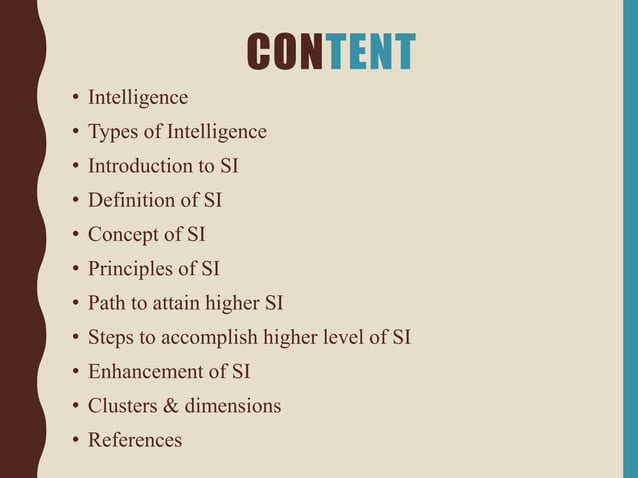 Spiritual intelligence | PPTX