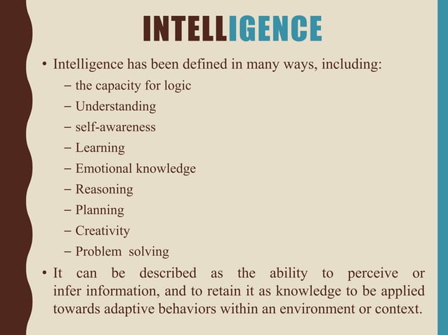 Spiritual intelligence | PPTX