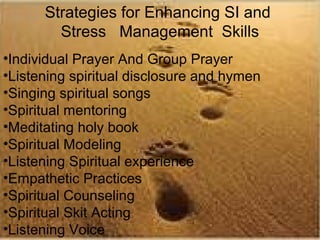 Spiritual intelligence enhancement and stress management | PPT