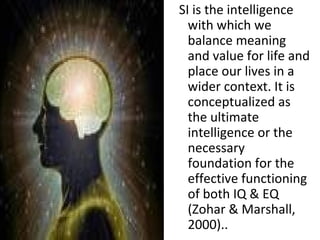 Spiritual intelligence enhancement and stress management | PPT