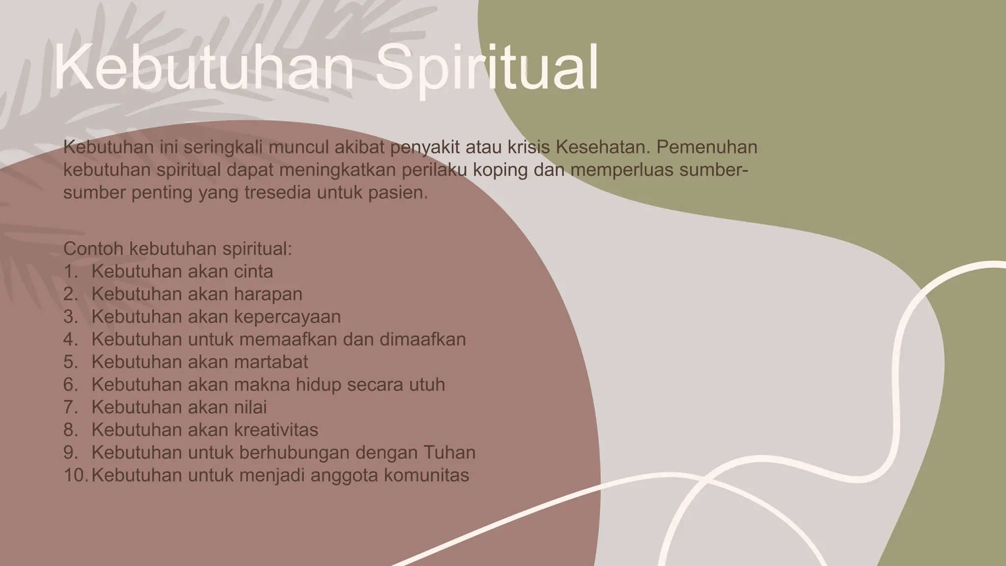 spiritualitas sipritual kebutuhan pasien.pptx