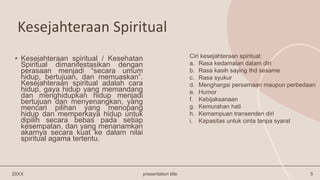 spiritualitas sipritual kebutuhan pasien.pptx