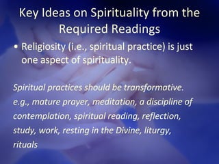 Spirituality: Beyond Religion | PPT | Spirituality | Religion ...
