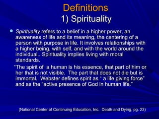 Spirituality Concept | PPT
