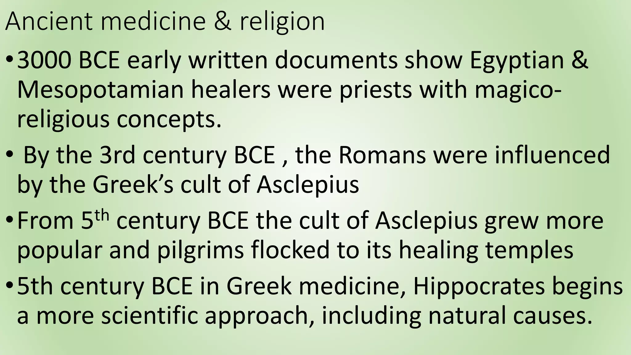 Spirituality and religion in health care | PPTX