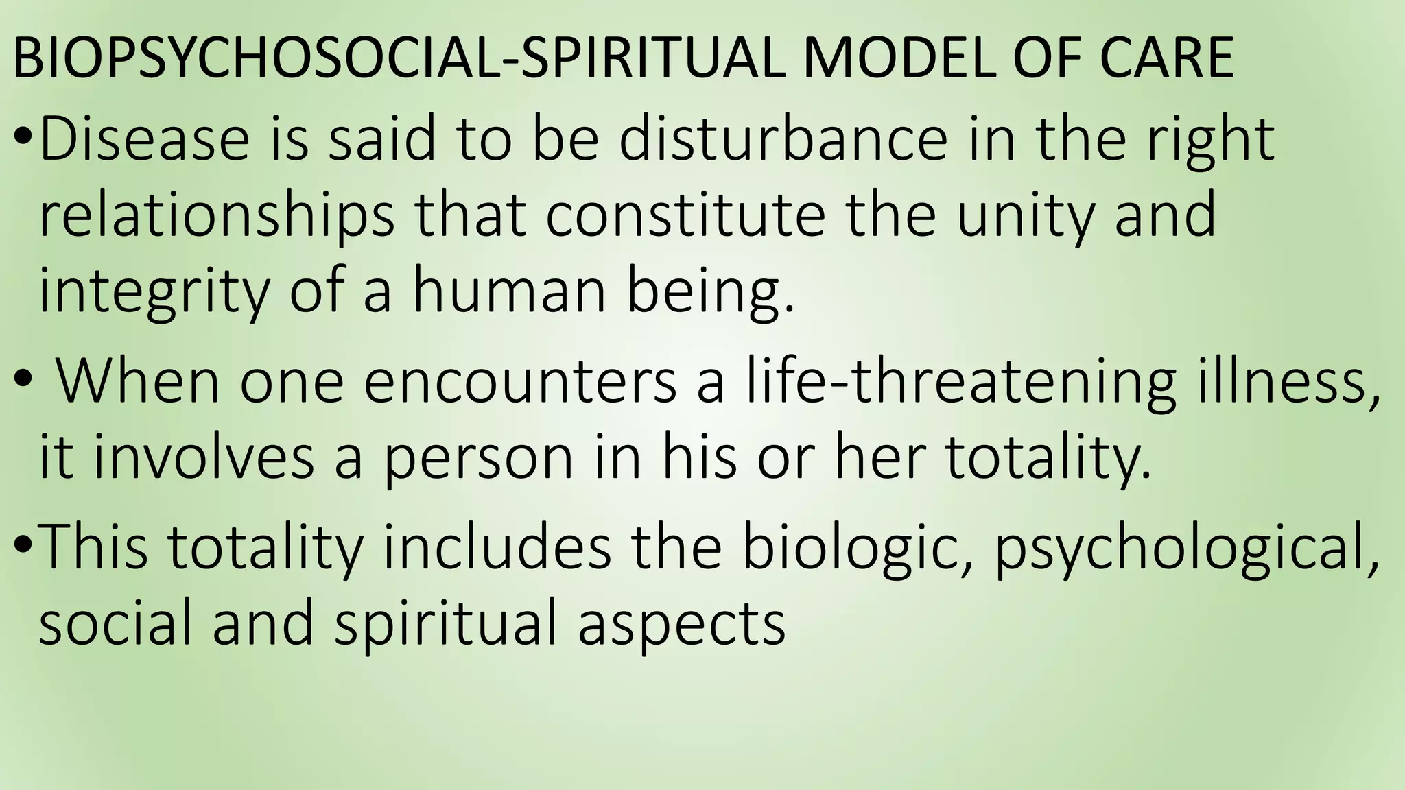 Spirituality and religion in health care | PPTX