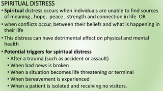 Spirituality and religion in health care | PPTX