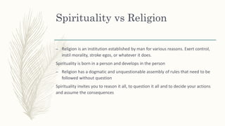 Spirituality and religion | PDF