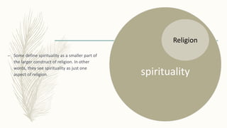 Spirituality and religion | PDF