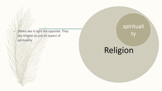 Spirituality and religion | PDF