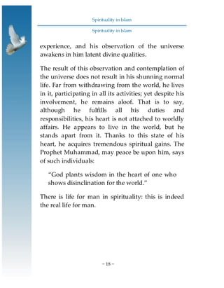 Spirituality In Islam | PDF