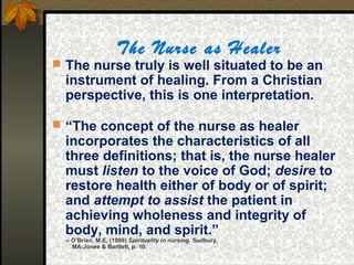 Spirituality in nursing | PPT