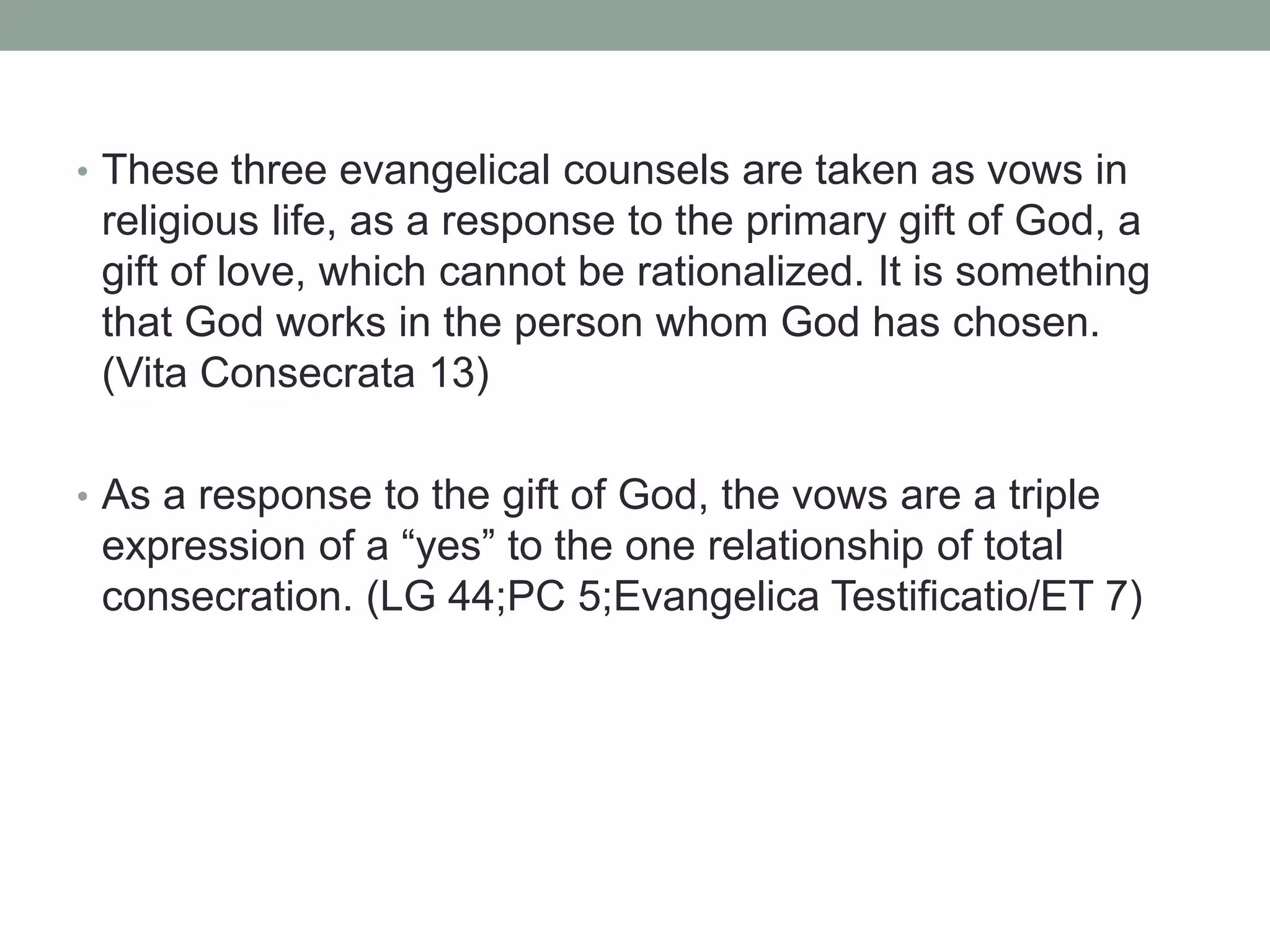 Spirituality of religious life | PPTX