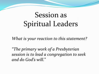 Spiritual Leadership for Church Leaders by Joan S. Gray--- A ...