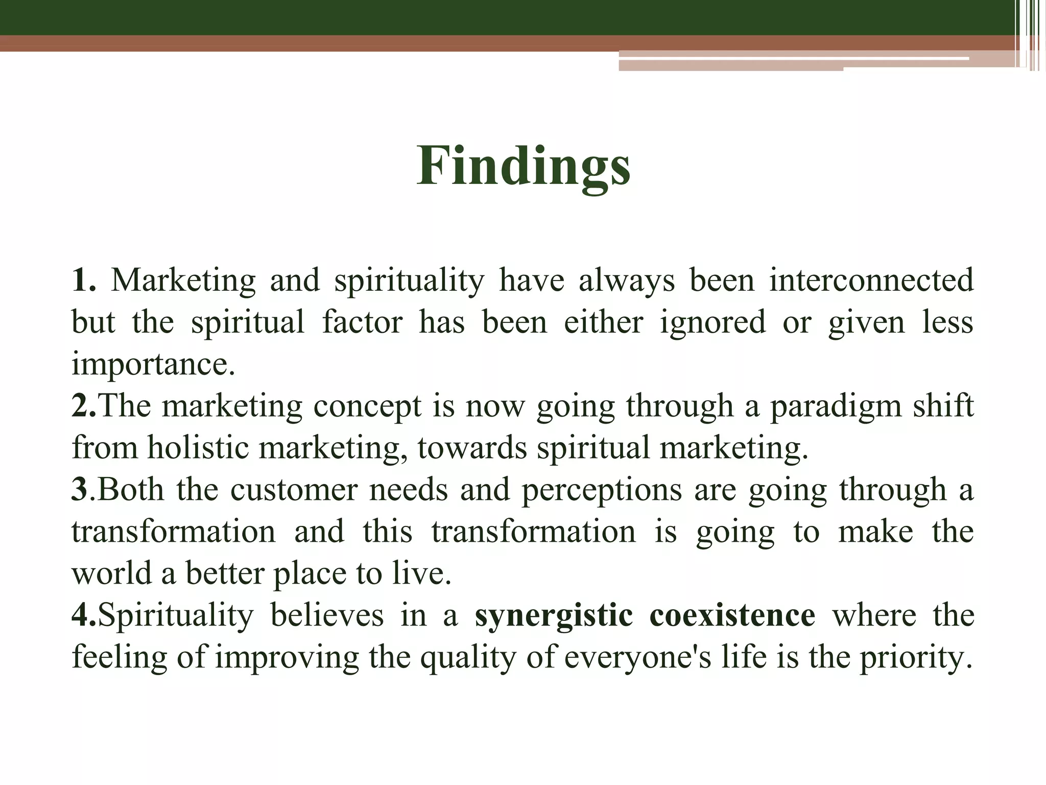 Spiritual marketing ppt | PPT