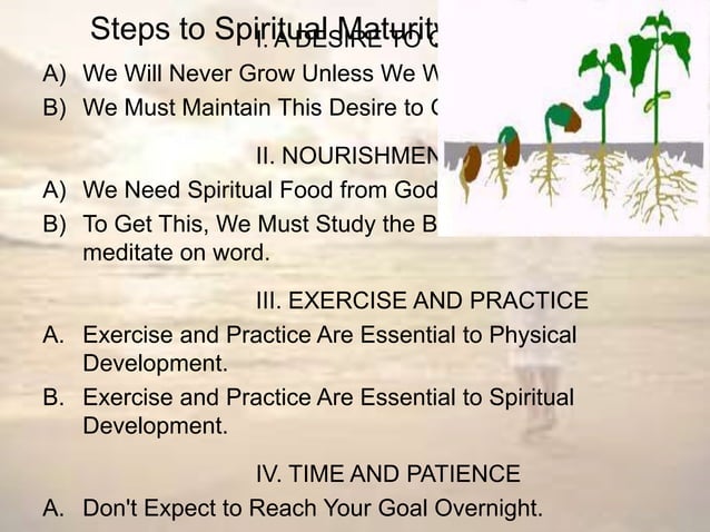 Spiritual Maturity | PPTX | Christianity | Religion & Spirituality