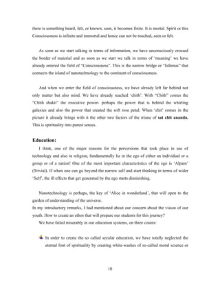 Spiritual perspectives of nanotechnology | PDF