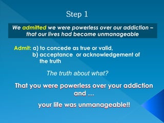 Spiritual Principles of the 12 Steps Slide Show | PPT