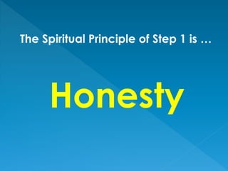 Spiritual Principles of the 12 Steps Slide Show | PPT