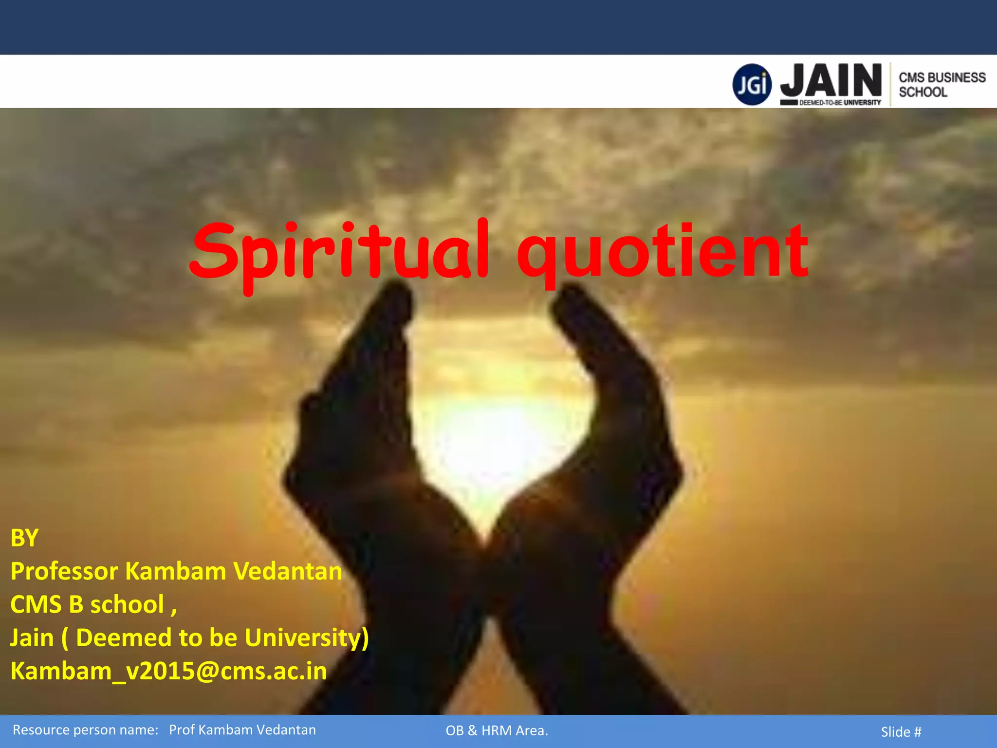 Spiritual quotient | PPTX