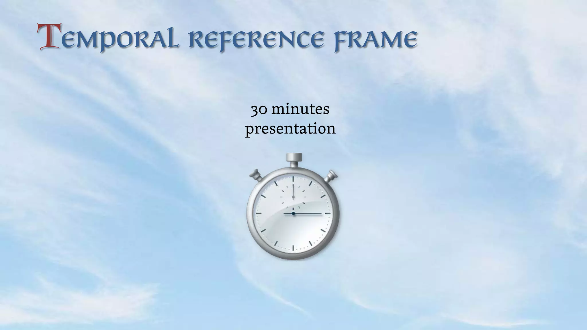 The spiritual frame of reference | PPT