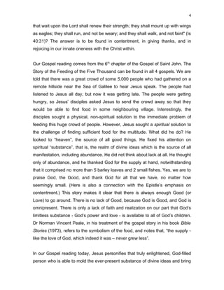 SPIRITUAL REFRESHMENT | DOC | Christianity | Religion & Spirituality