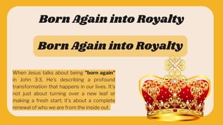 Discover Your True Identity in Christ with "Spiritual Royalty" | PDF