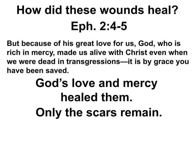 Spiritual scars | PPTX | Christianity | Religion & Spirituality