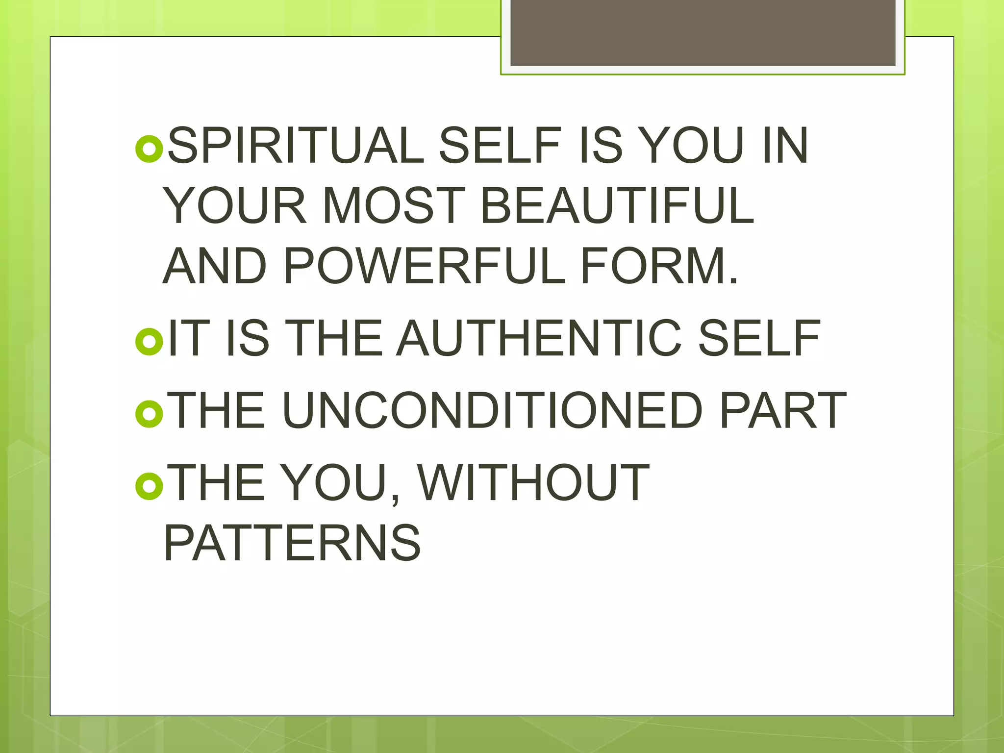 SPIRITUAL SELF ELEC.pptx
