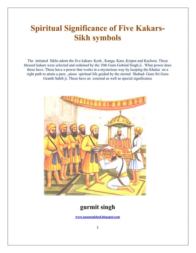 Spiritual significance of_ five_ kakars | PDF | Spirituality | Religion ...