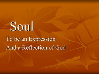 Spiritual, soul and body | PPTX