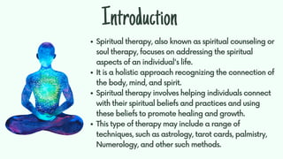 Spiritual Therapy: Types, Benefits & more | Solh Wellness | PDF