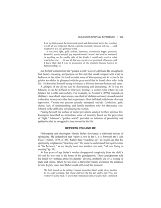 Spiritual Touchstones: Childhood Spiritual Experiences in the ...