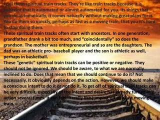 Spiritual Train Tracks | PPTX