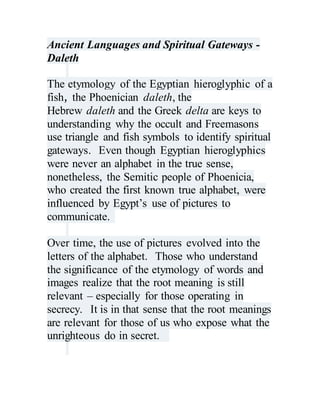 Spiritual triangles.. | DOCX | Spirituality | Religion & Spirituality