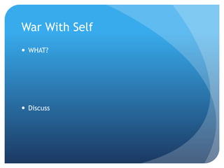 Spiritual warfare | PPTX