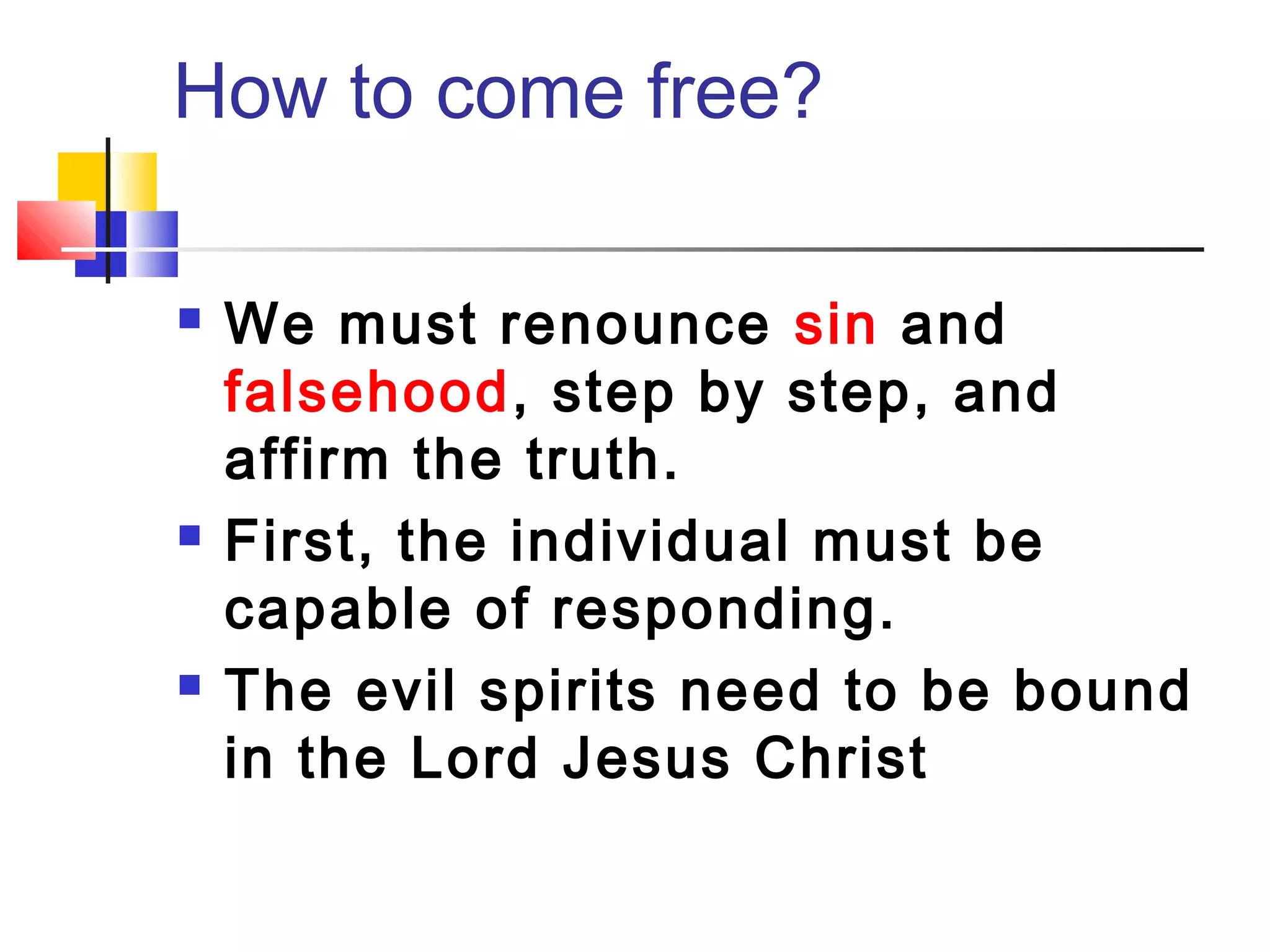 Spiritual warfare Part V - Victory in Christ | PPT