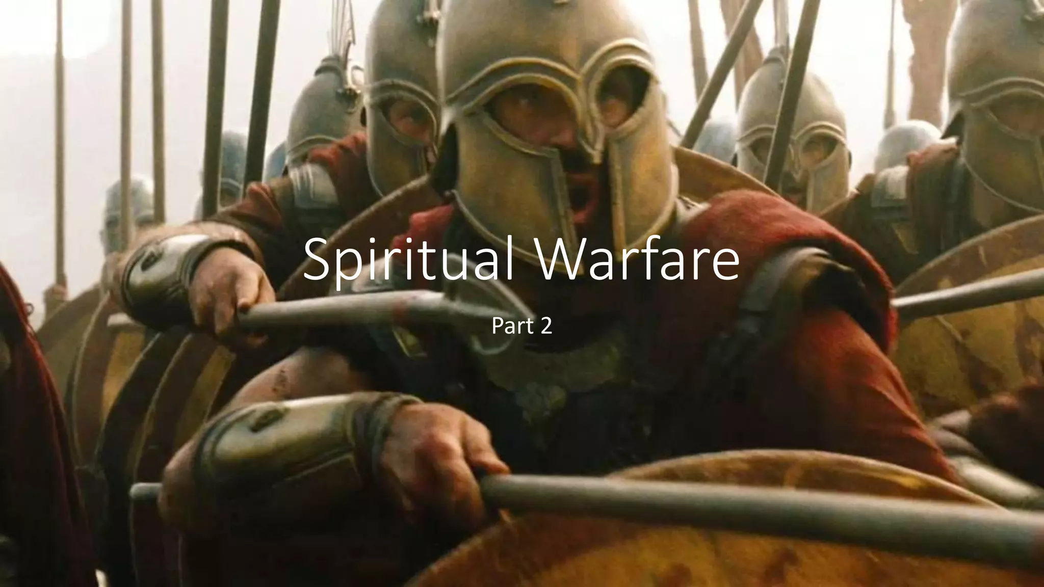 Spiritual Warfare 2 Topical Teaching | PPTX