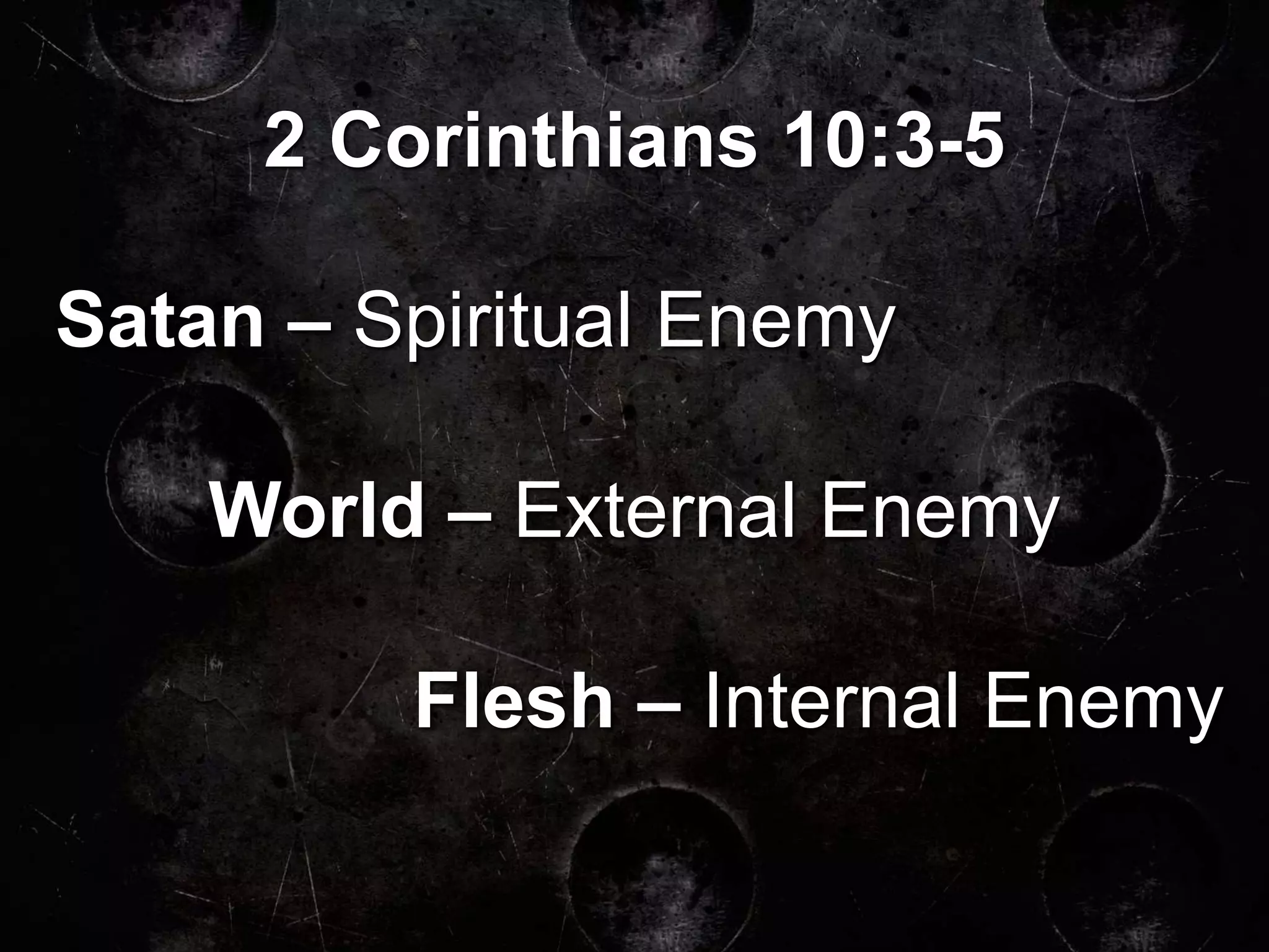 Spiritual Warfare Introduction | PPTX
