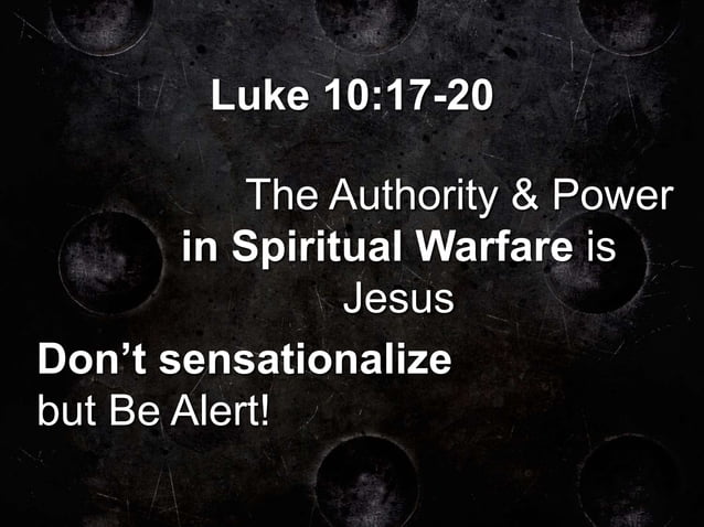 Spiritual Warfare Introduction | PPTX | Christianity | Religion ...