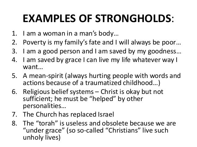 Spiritual warfare lesson 1