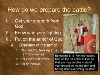 Prepare For Battle: Spiritual Warfare (Part III) | PPT