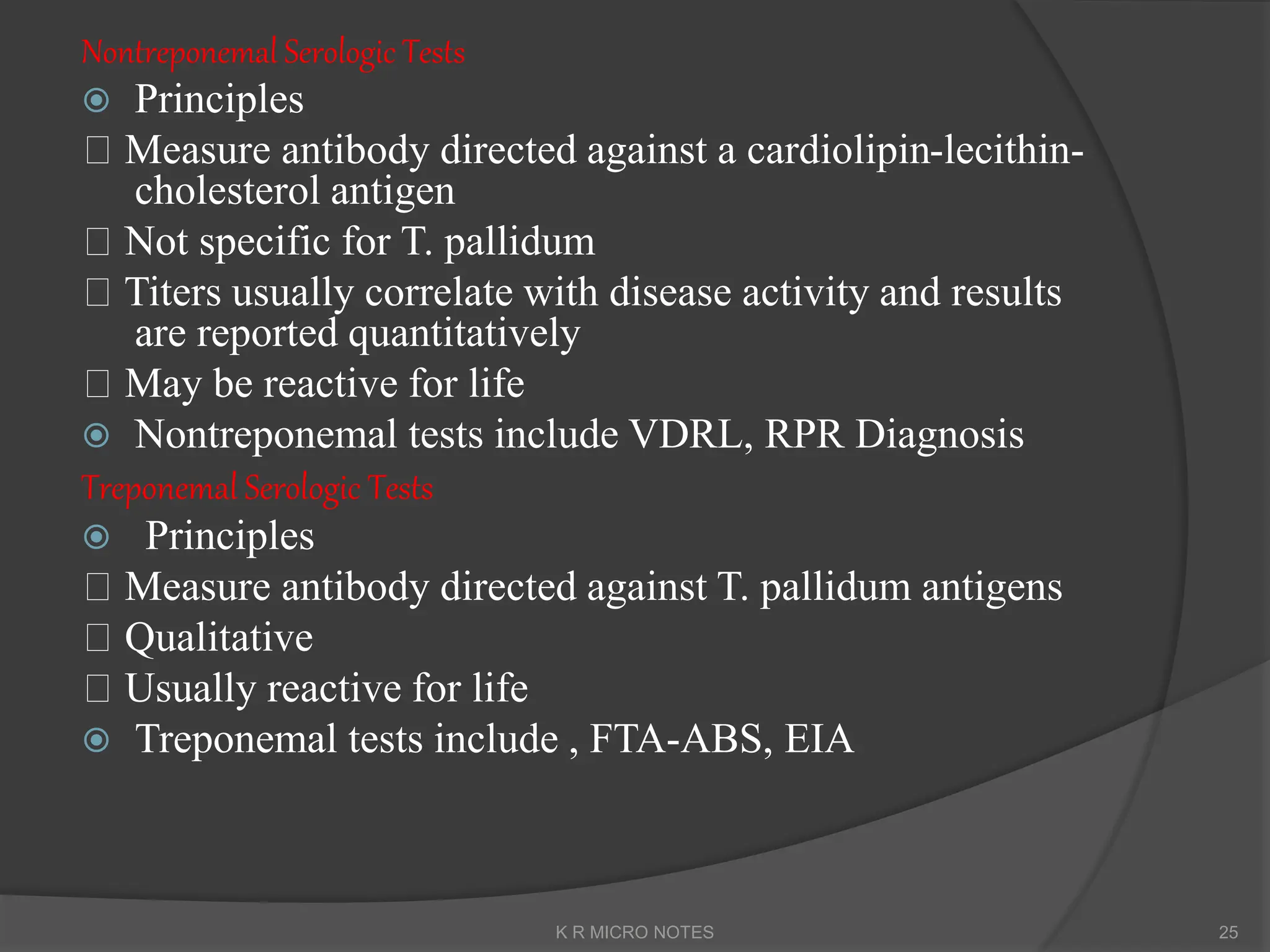 SPIROCHAETES TREPONEMA K R .pptx | Infectious Diseases | Diseases and ...