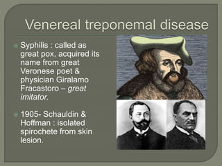 Spirochetal disease syphilis | PPT