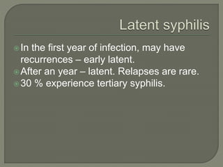 Spirochetal disease syphilis | PPT