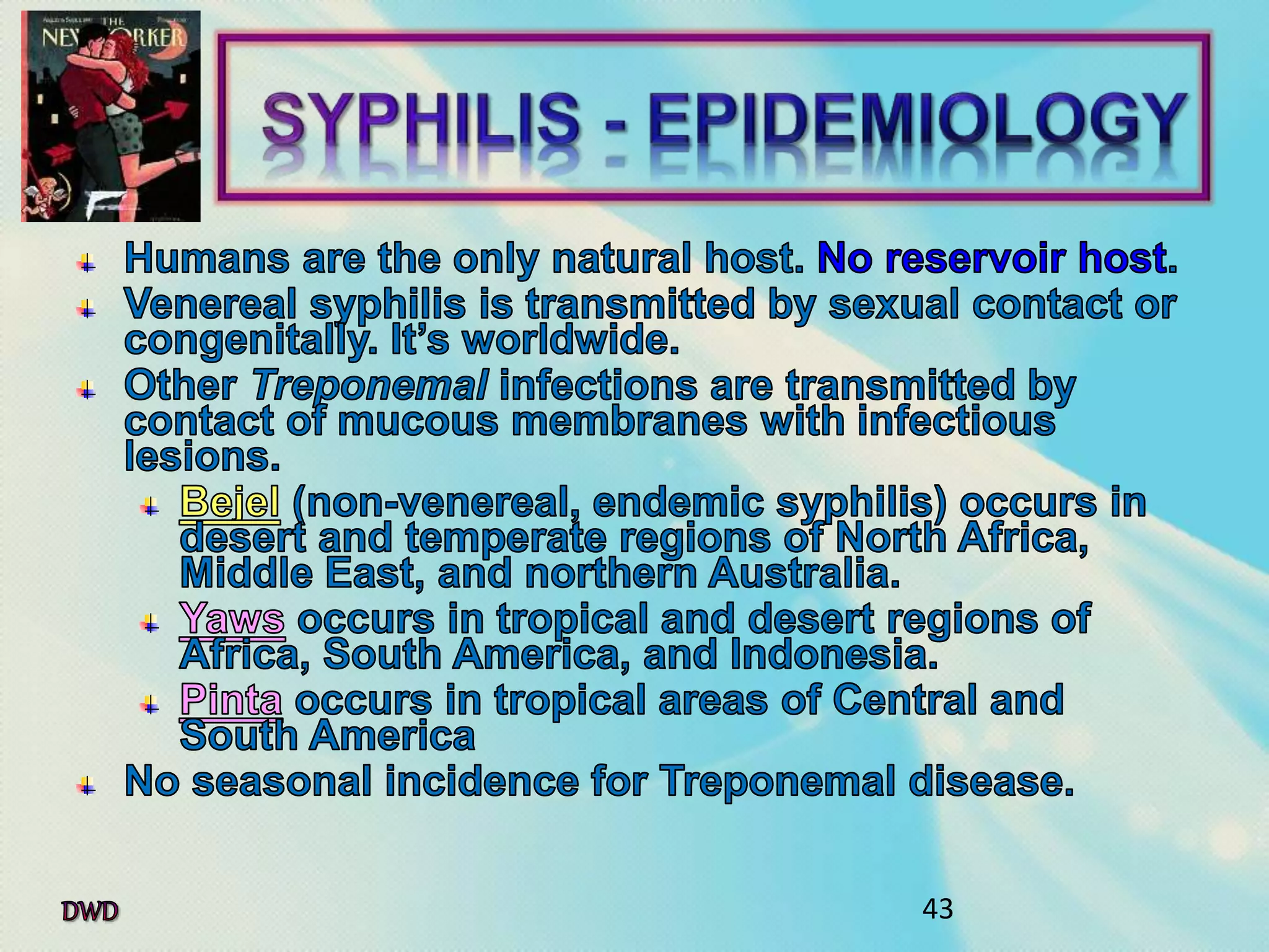 Spirochetes (treponema pallidum 1) | PPTX